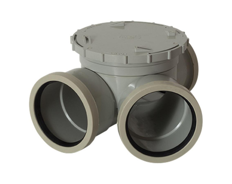 Iplex Novadrain PVC-U Access Junction Rubber Ring Joint F&F&F (LH)