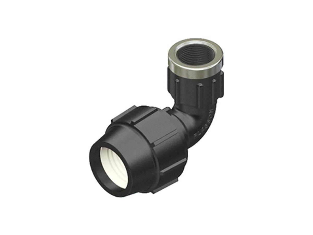 Plasson Compression 90° Female Threaded Elbow | Iplex NZ