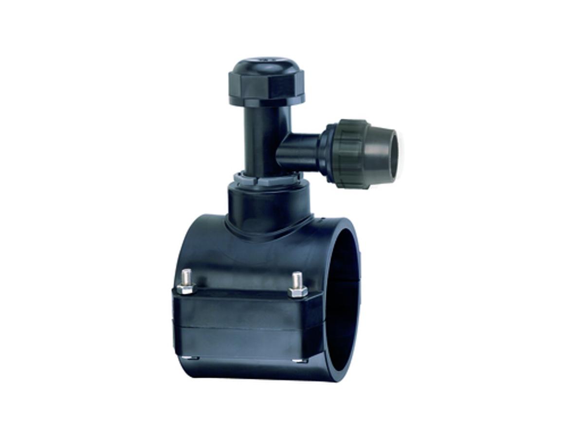 Plasson Compression Tapper Swivel Tee for PE Pipe F | Iplex NZ