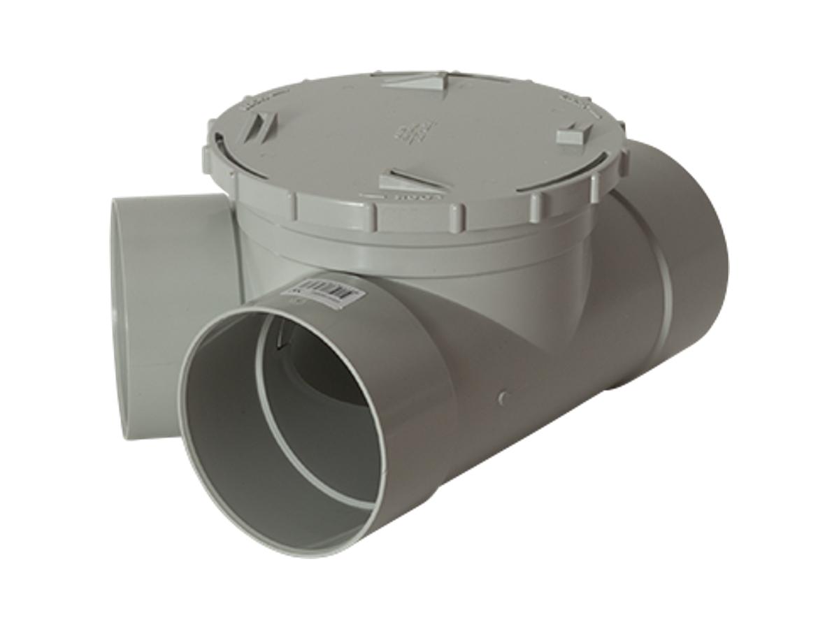 Iplex Novadrain PVC-U Side Access Junction Solvent Cement Joint F&F&F (RH)