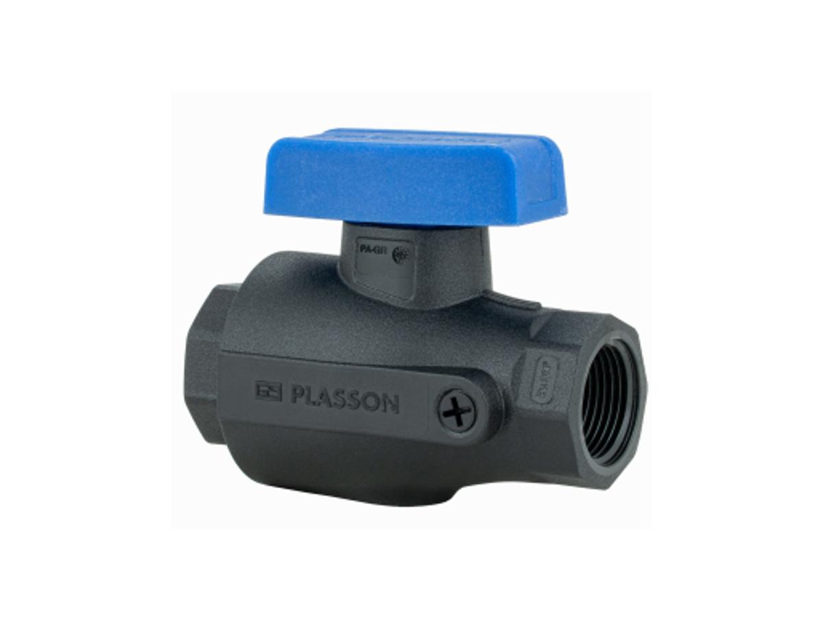 Plasson Ball Valve, with Drain Port, F&F