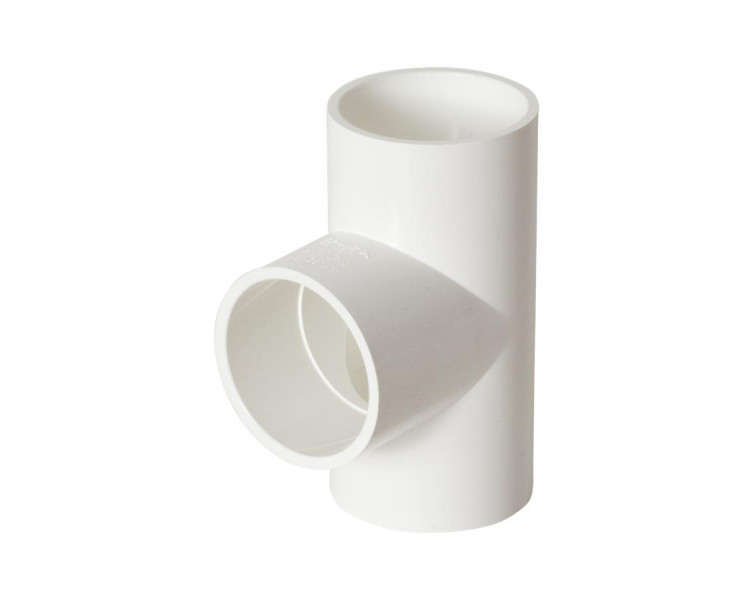 Novakey PVC-U Pressure Pipe Fittings Plain 90°Tee | Iplex NZ