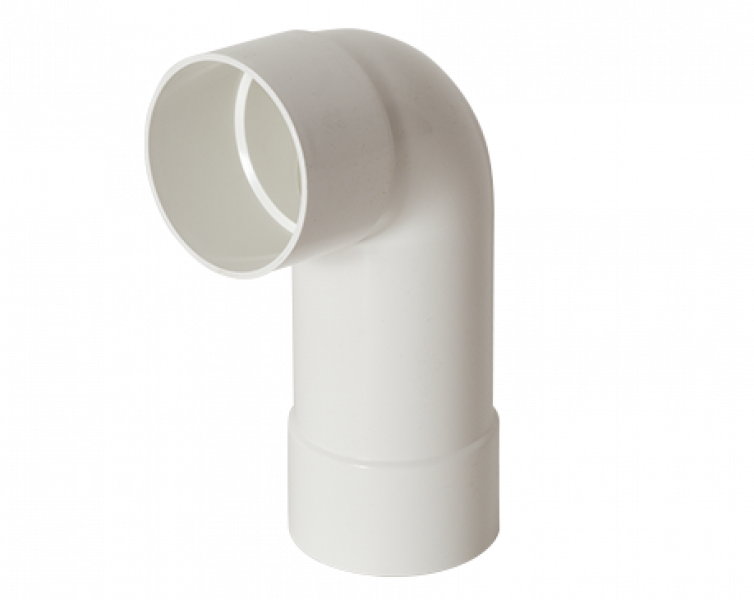PVC-U Rainwater 65mm & 80mm Downpipe Socket Bend | Iplex NZ